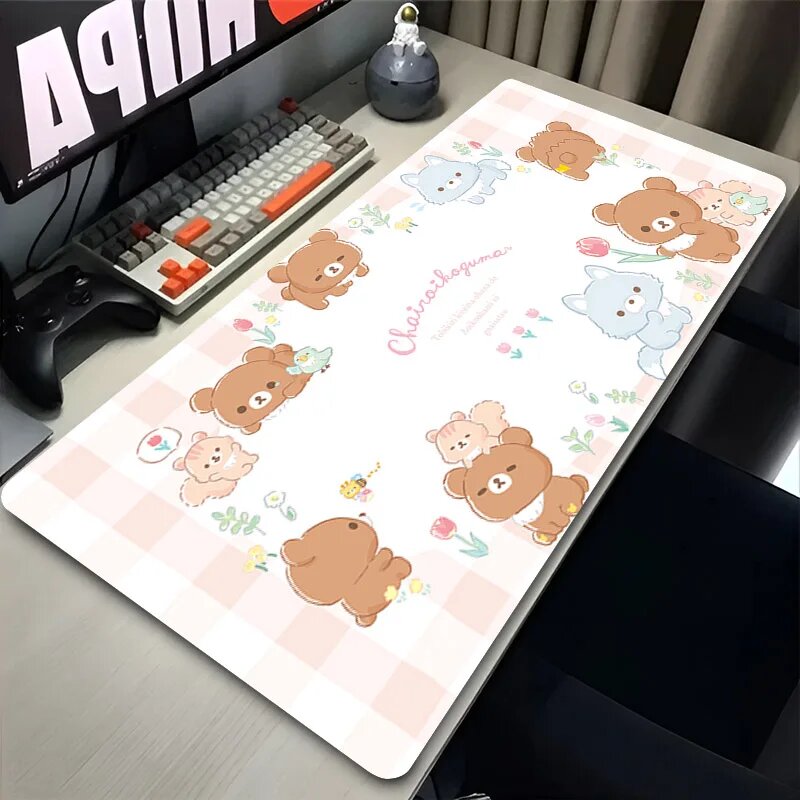 Коврик для мыши Korilakkuma Rilakkuma, коричневый, 600x300x2mm, ZY-0000011