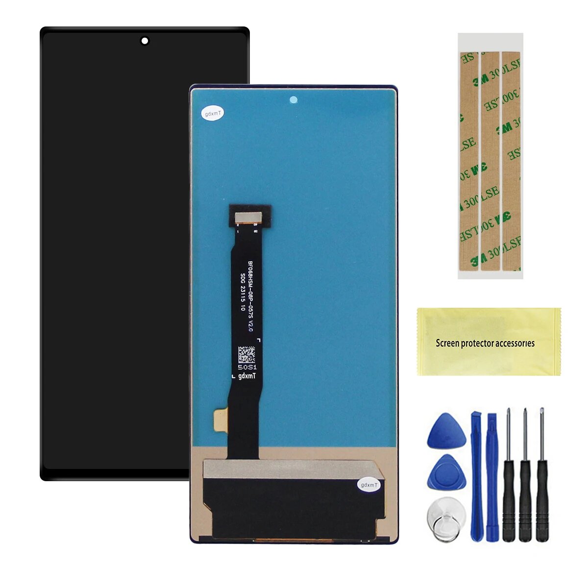 Экран ZTE RedMagic 8 Pro Black No Frame