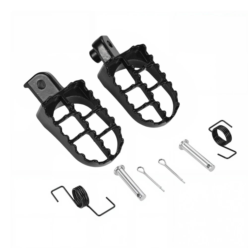 Подножки Tuttio Soleil 01 Из Алюминия Для Мотоциклов, Электрических Внедорожных Мотоциклов, С Пружинными Зубчатыми Опорами