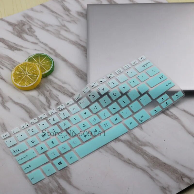 Защитная накладка на клавиатуру Cndaiultx для ASUS ZenBook Pro 14 GradualSkyblue