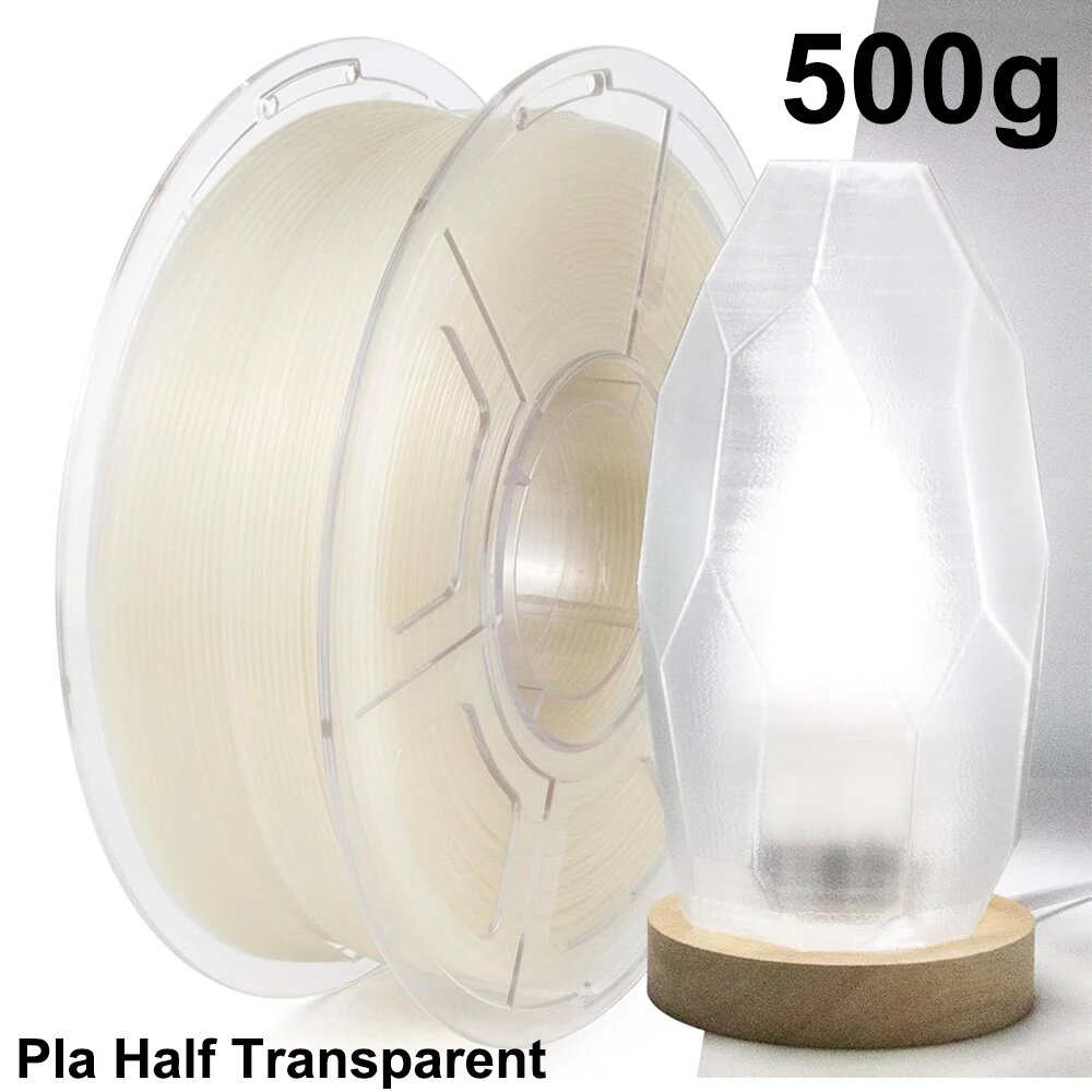 PLA Half Transparent 500г, 1.75мм