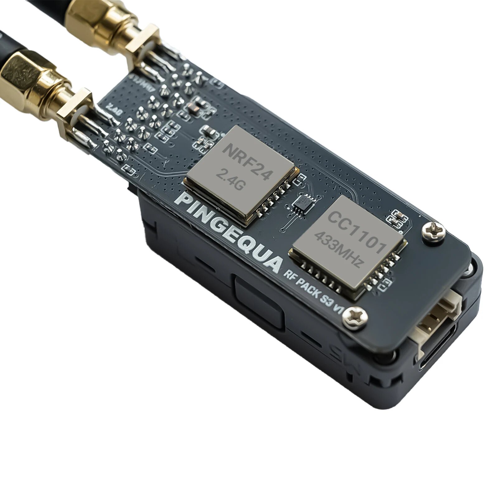Двухдиапазонный модуль M5Stack StickS3 CC1101 433 МГц NRF24L01 2,4 ГГц с прошивкой Bruce PINGEQUA RF Pack S3 (StickS3 в комплект не входит) — фото 1