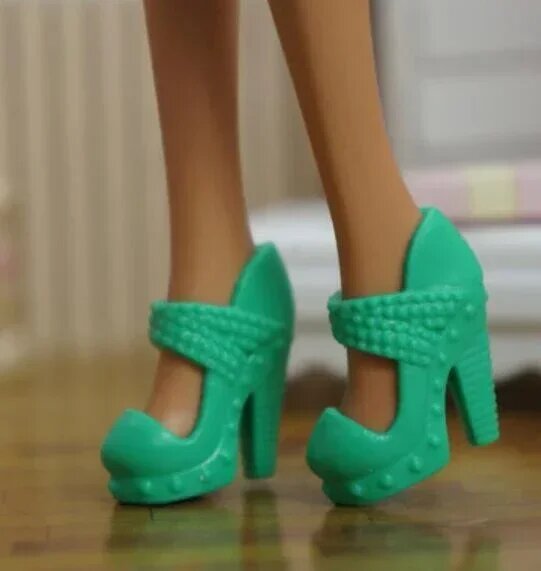 Изумрудные туфли для кукол, KD6