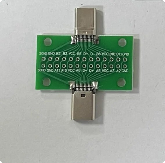 Тестовая плата TYPE-C мама-папа 24P