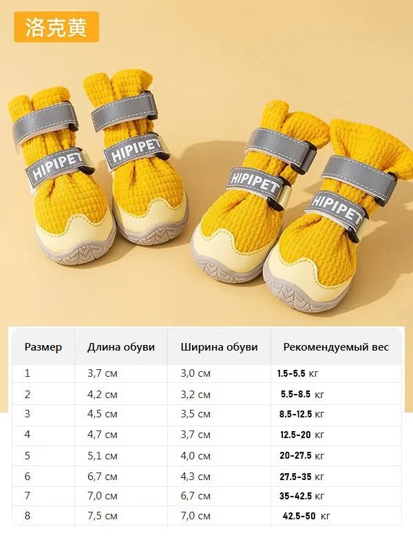 Высокие дышащие ботинки для собак, непромокаемые, противоскользящие, с защитой от грязи, сетчатые, для крупных пород (лабрадор, овчарка), регулируемые липучки, светоотражающие, HIPIDOG