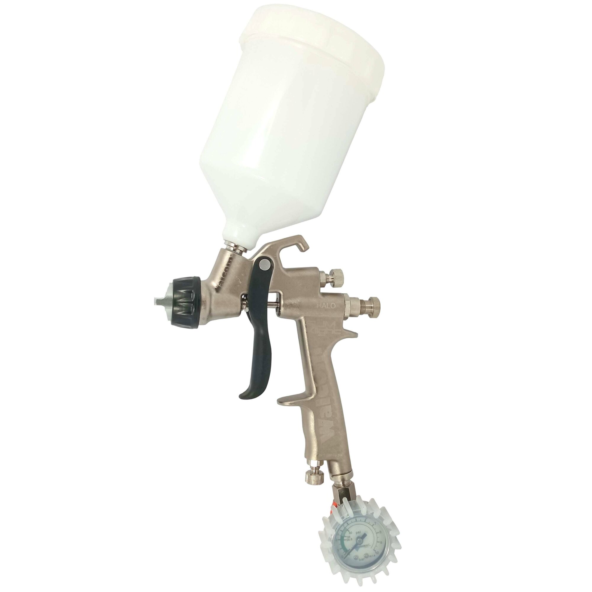 Краскопульт Walcom SLIM XLIGHT S HTE 1,3мм 823013 c верхним бачком и манометром