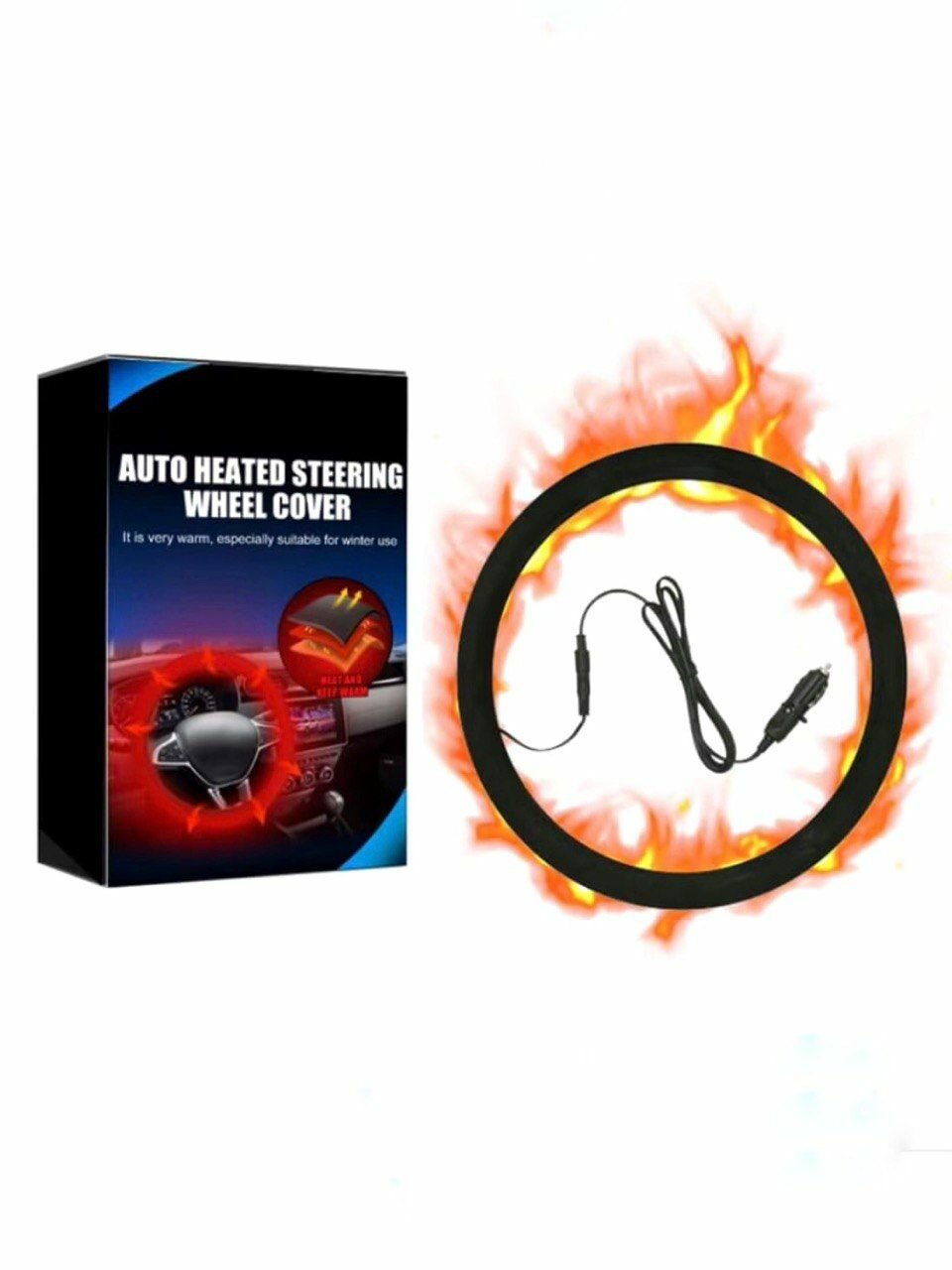 Оплетка на руль с электрическим подогревом