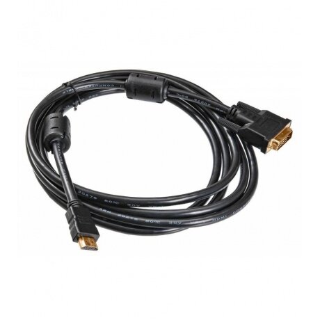 Кабель Buro HDMI-19M-DVI-D-3M HDMI (m) DVI-D (m) 3м феррит. кольца
