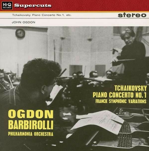 Ogdon, Barbirolli, Philharmonia Orchestra, Franck - Чайковский - Филармонический оркестр – Концерт для фортепиано с оркестром №1 / Симфонические вариации (Lp)