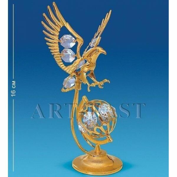 Фигурка Орел над глобусом A5117 Crystal Temptations, Металл, кристалл