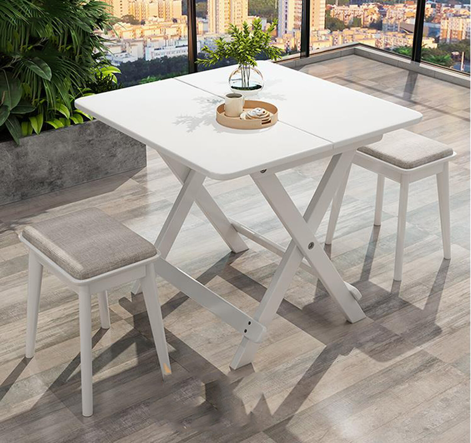 Небольшой приставной столик, китайский обеденный стол в помещении и на открытом воздухе, мебель для спальни, 60*60*75 см