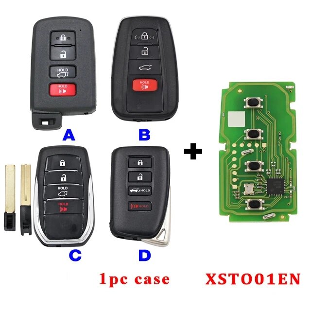 Xhorse XM38 ключ для Toyota Lexus, 1pc shell with pcb, D