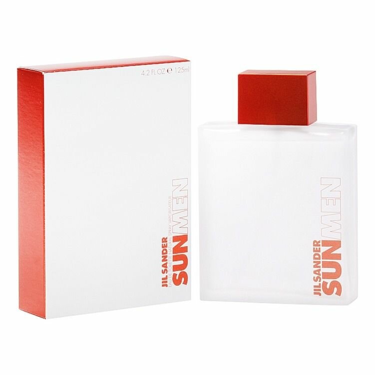 Jil sander sun men 125ml туалетная вода муж. марка