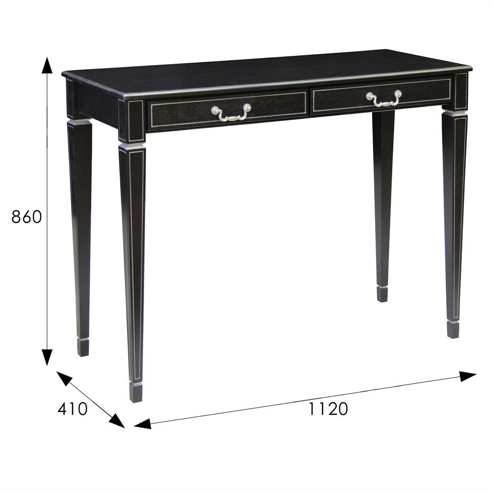 МБЛ Консоль Васко В 91Н венге/серебро венге/серебро