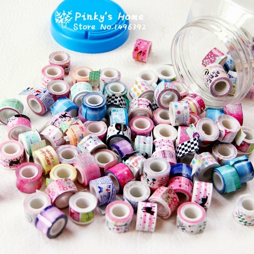 Мини цветная лента для декорирования Lonelyeyes 2800