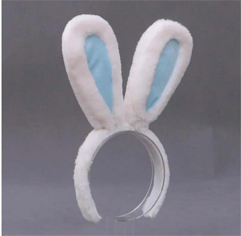 Повязка на голову с ушками кролика KC color 4