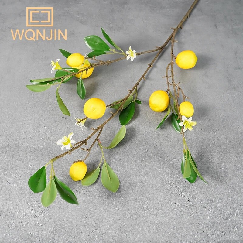 Искусственные ветки лимона WQNJIN, цвет C
