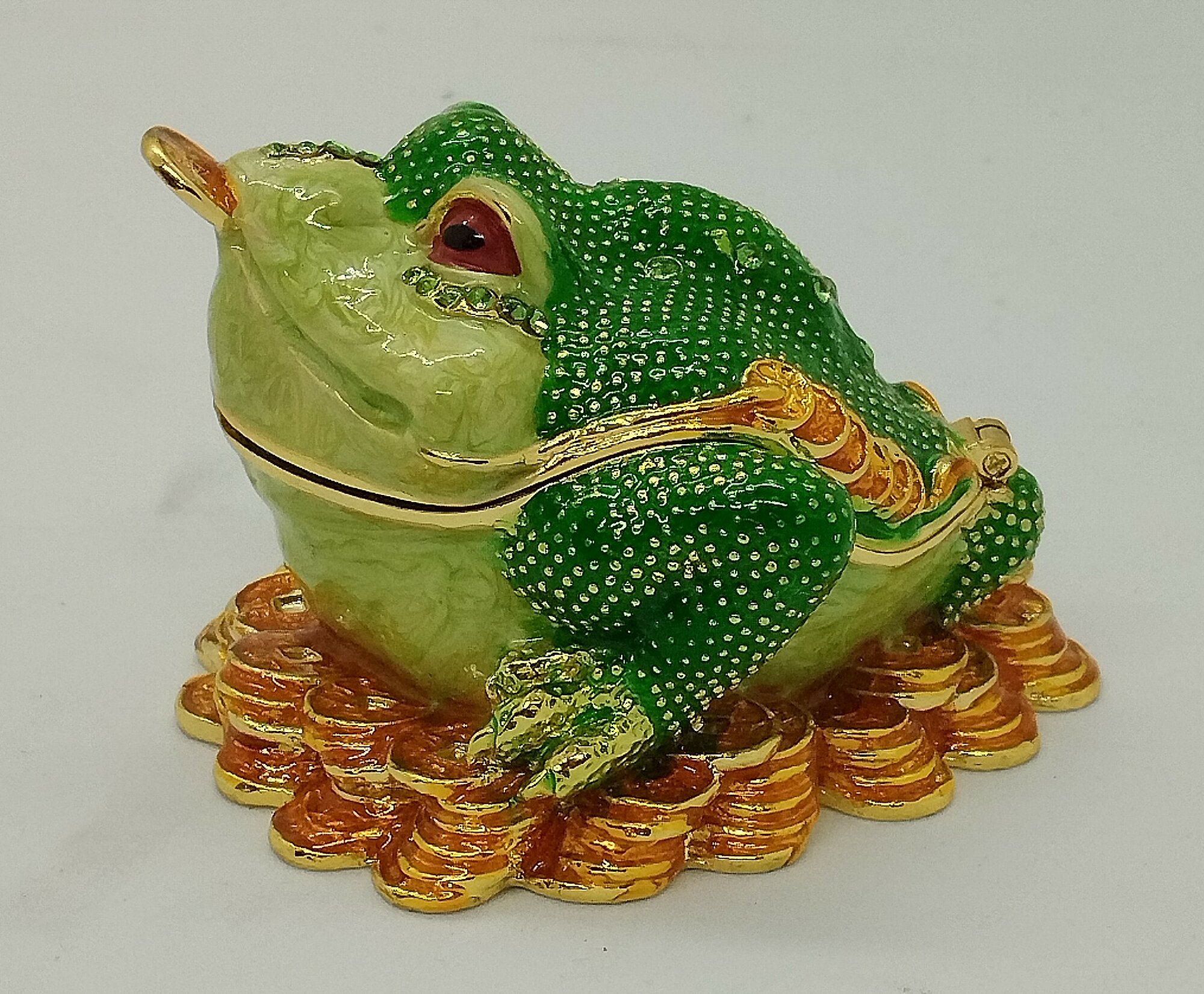 Шкатулка Фаберже "Лягушка денежная", ВР803