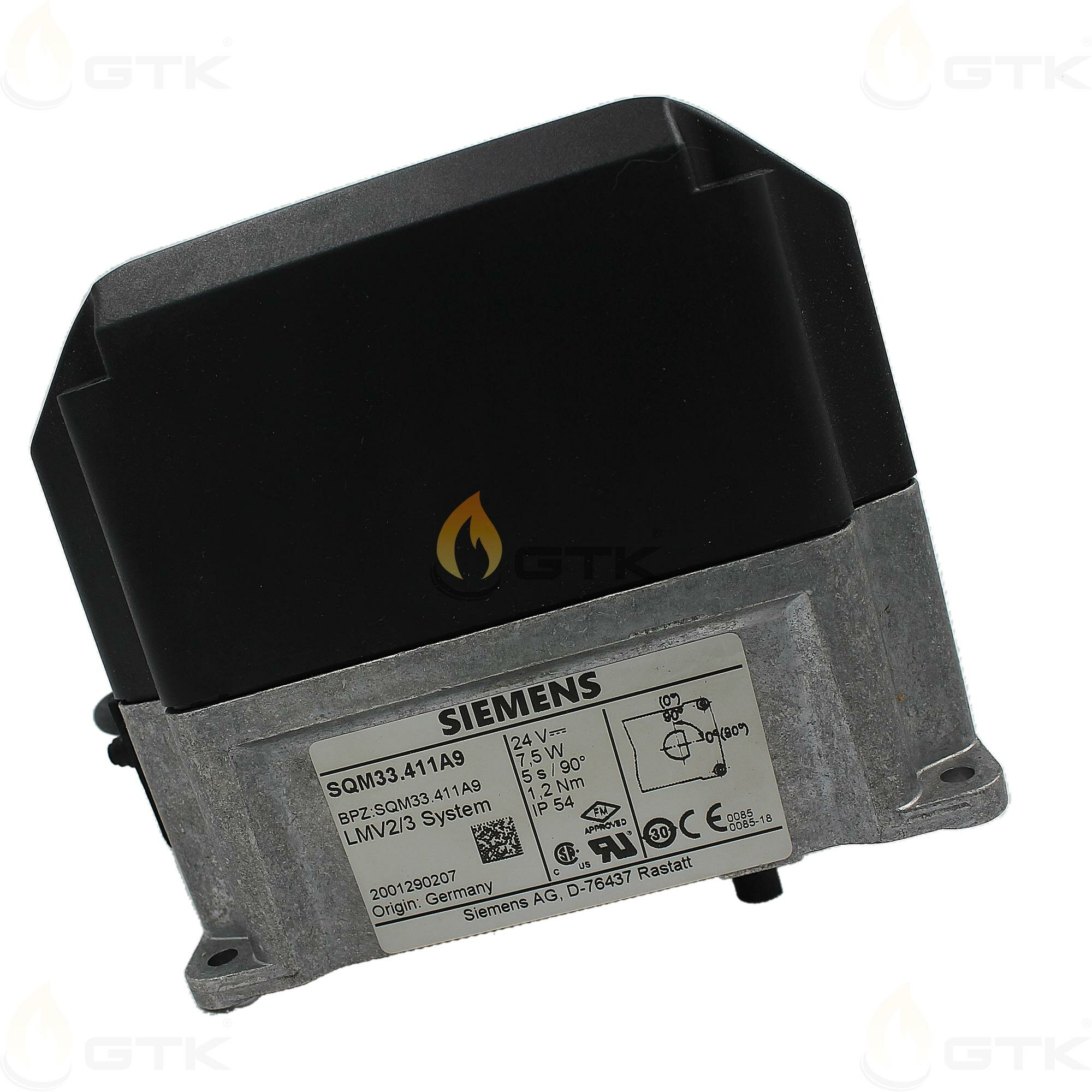 Сервопривод Siemens SQM33.411A9, арт: BPZ: SQM33.411A9