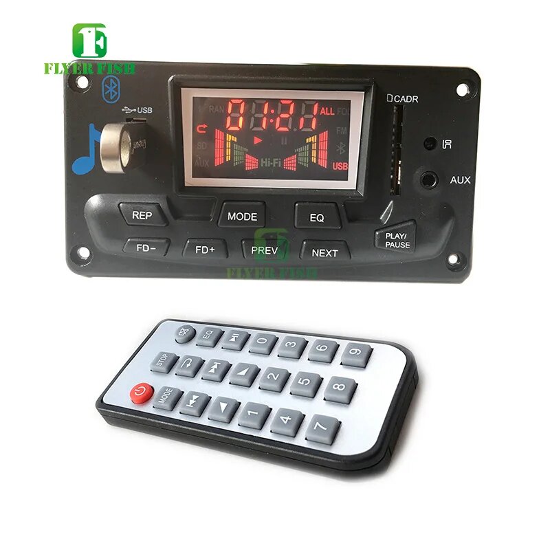 Bluetooth FM Радиоприемник Flyer Fish FF1715, Цвет: Module w B RE