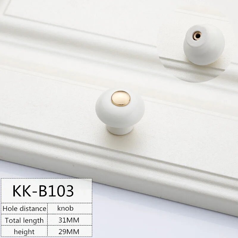 Керамические ручки для шкафов knob1
