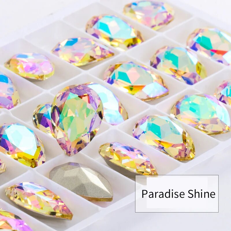 Стразы Paradise Shine 10x14mm, 10шт