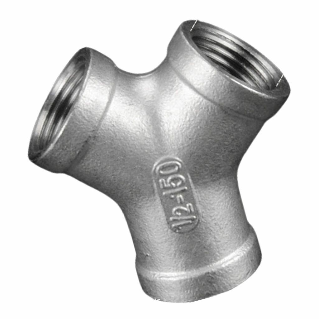 Принадлежности для инструментов, (1шт) резьбовое соединение водопроводной трубы из нержавеющей стали 304-Y-образный внутренний проволочный тройник с 4 точками