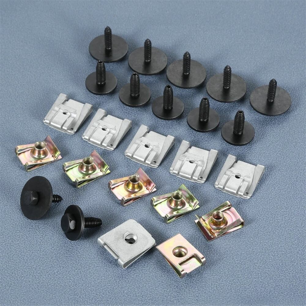 24 шт./компл. автомобильные крепежные клипсы для поддона двигателя, винты, подкрылки, крепежные элементы для mercedes e-класса w211