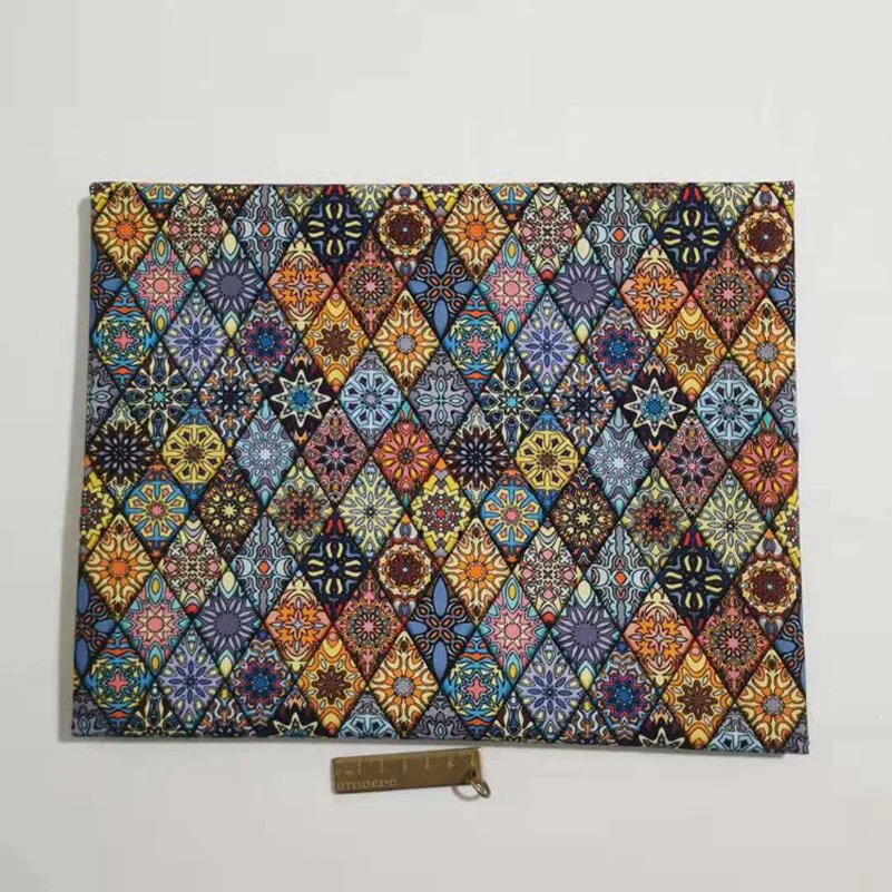 Хлопковая ткань Мандала, цвет As Picture, 0,5 м