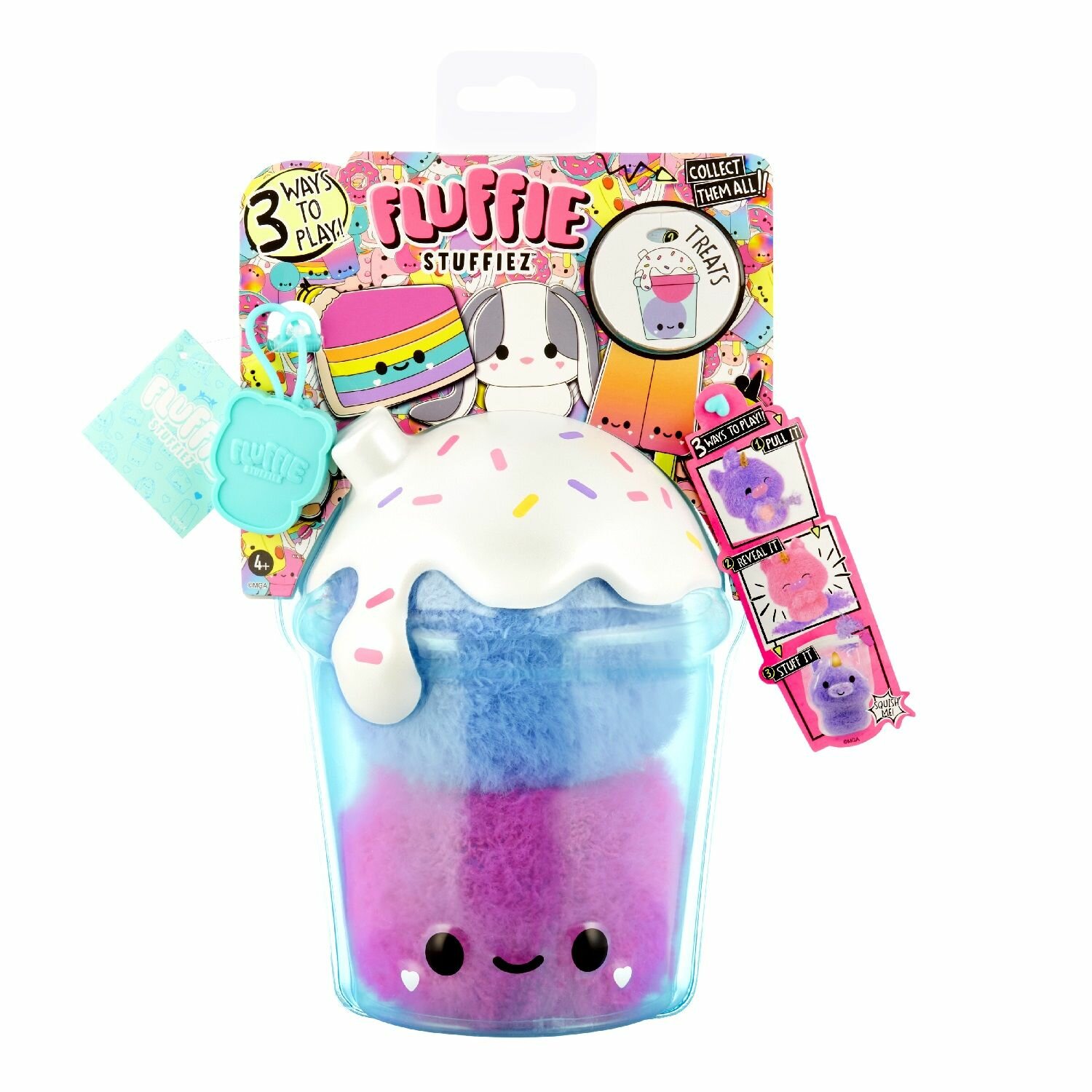 Мягкие игрушки Щипай FLUFFIE STUFFIEZ маленький Бабл-Ти