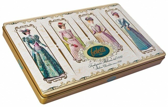 Feletti Latta Dame/Королевский набор 300г конфеты шоколадные ж/б (46816)