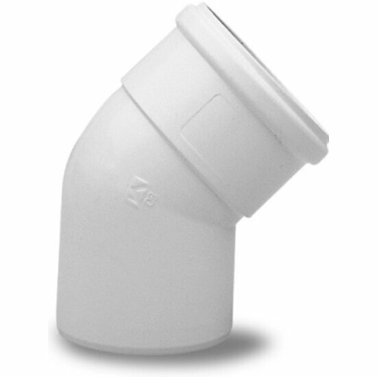 Отвод Baxi 45°, D 80 мм, для конденсационных котлов до 70 кВт