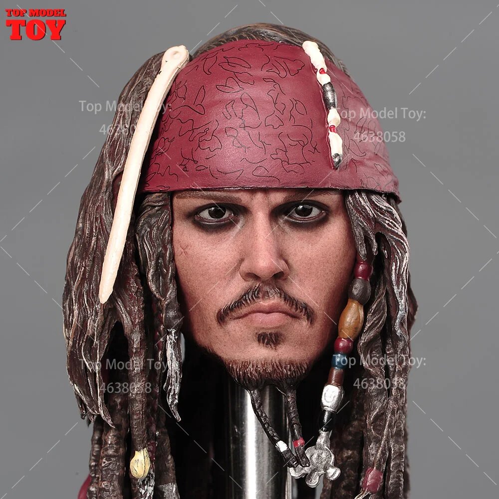 Модель головы Джонни Депп для сборки 1/6