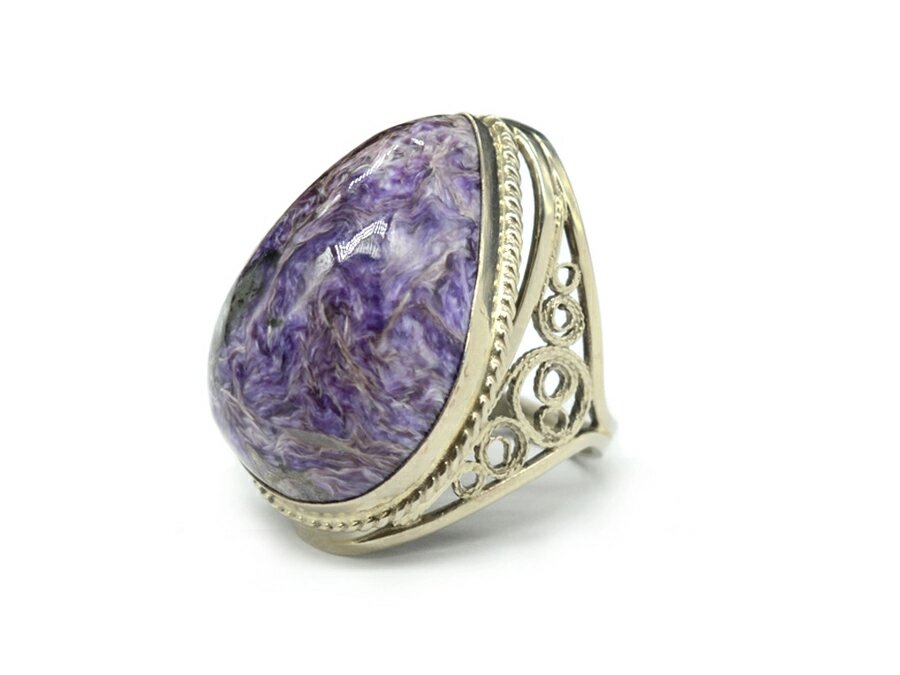 Кольцо, чароит