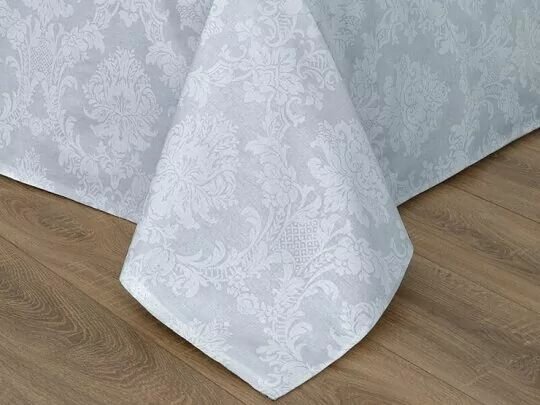 Простыня 2 спальная, евро. Поплин-жаккард. Графит.