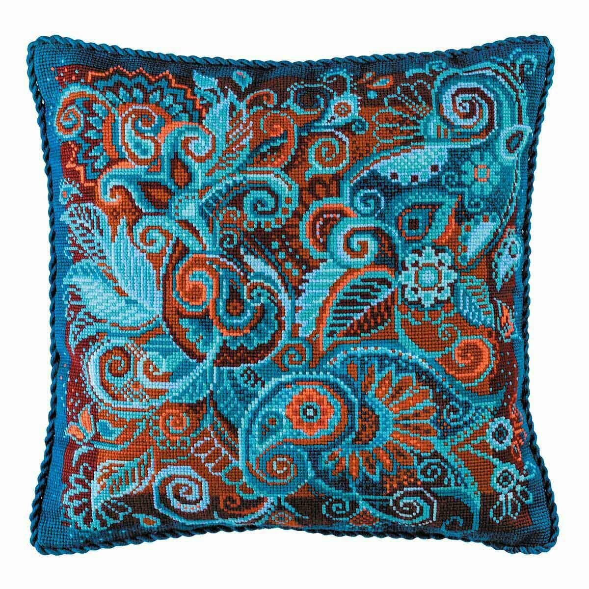 2183 Набор для вышивания Риолис 'Подушка 'Персидские узоры' 40*40см