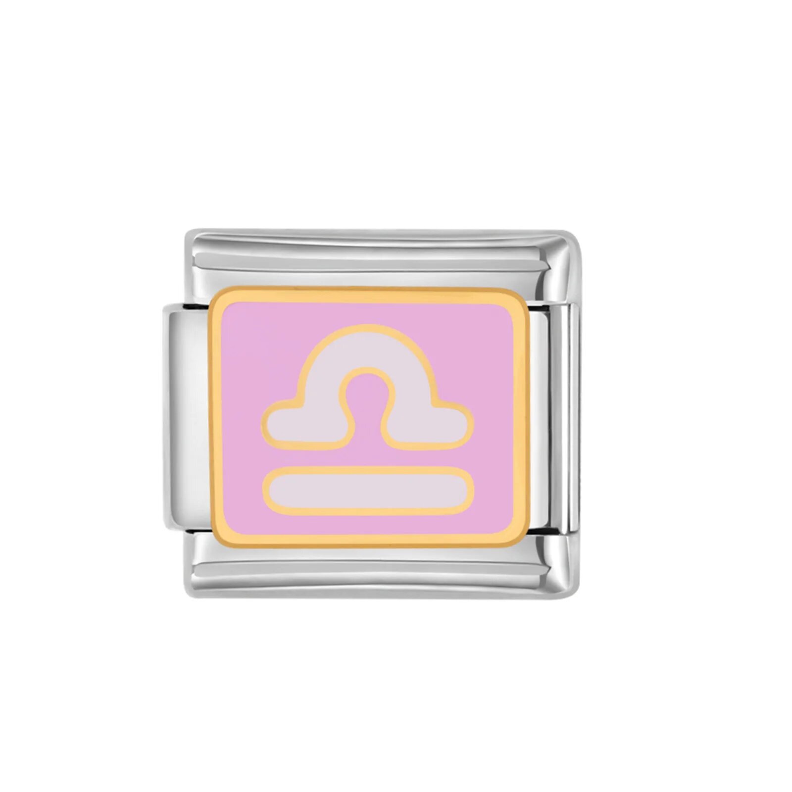 Подвеска DoreenBeads Libra, эмаль, нержавеющая сталь 304