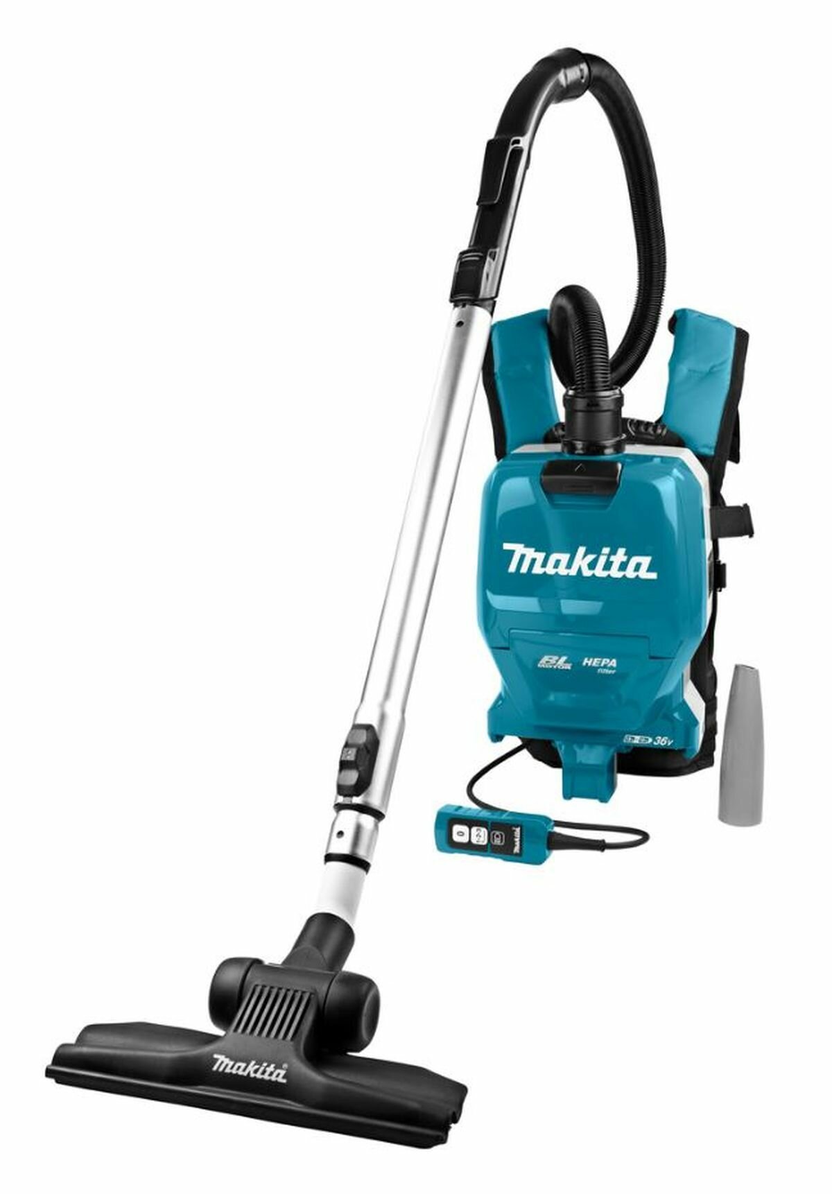 Аккумуляторный ранцевый пылесос Makita DVC261ZX1 LXT 2x18В 110Мбар. (без акк и З/У)