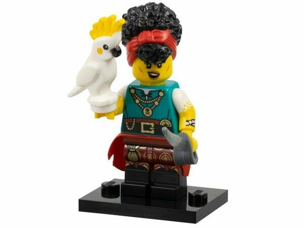 Минифигурка Lego col27-10 Pirate Quartermaster, Series 27 (Complete Set with Stand and Accessories)
