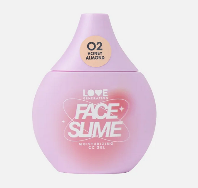 СС-гель Love Generation увлажняющий Face Slime, тон 02 медовый, 30 мл
