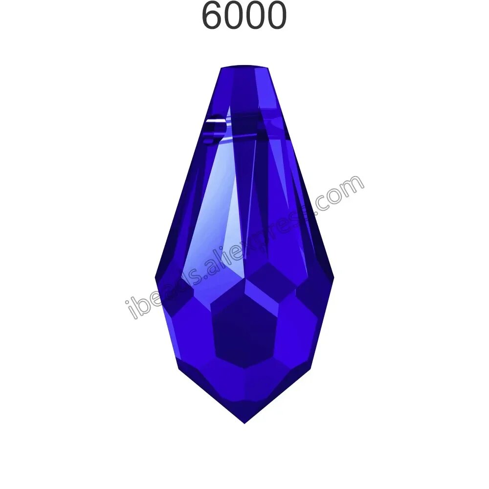 Подвеска Swarovski Majestic Blue 296, 11x5.5mm