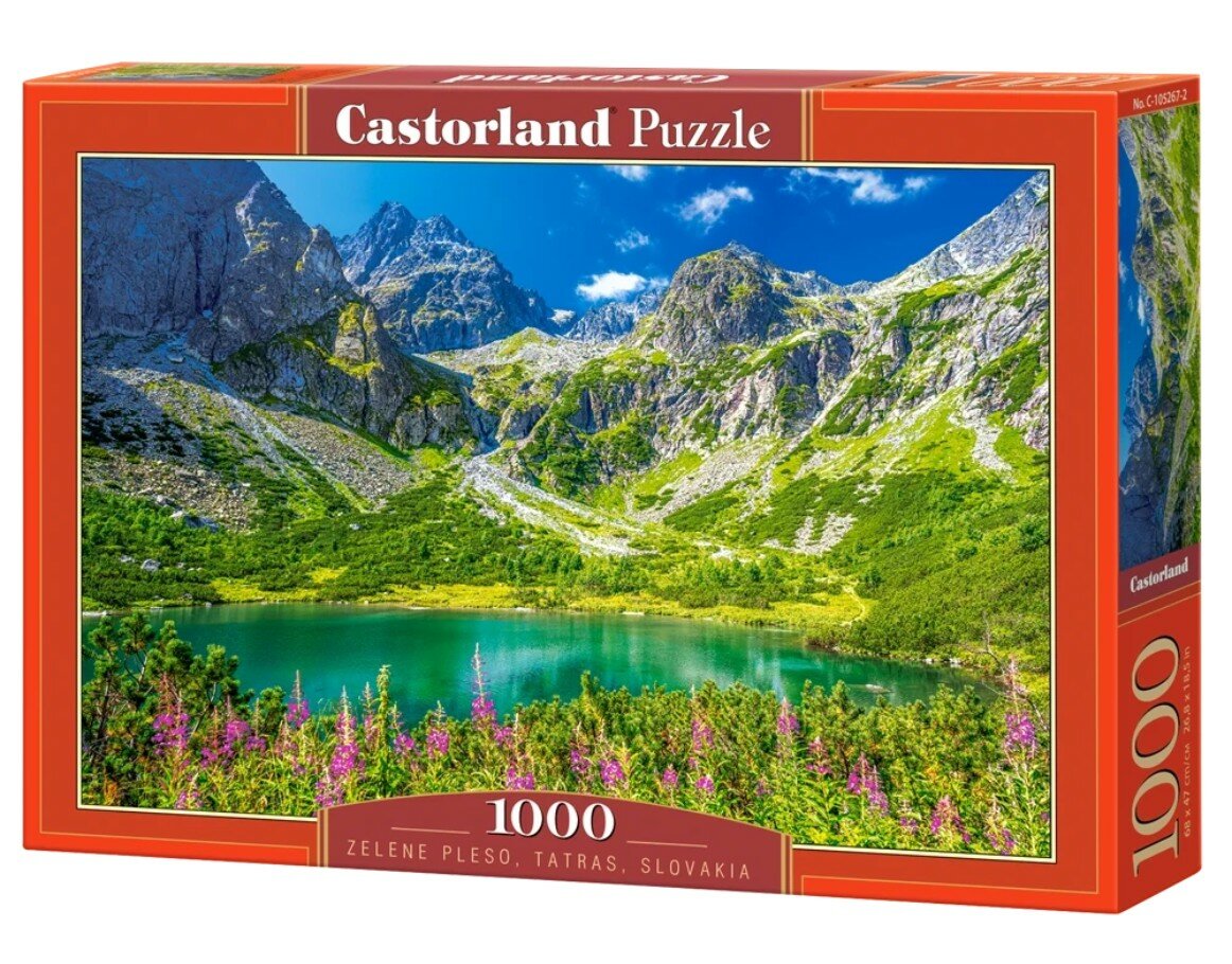Пазл для взрослых Castorland 1000 деталей: Озеро. Татры. Словакия