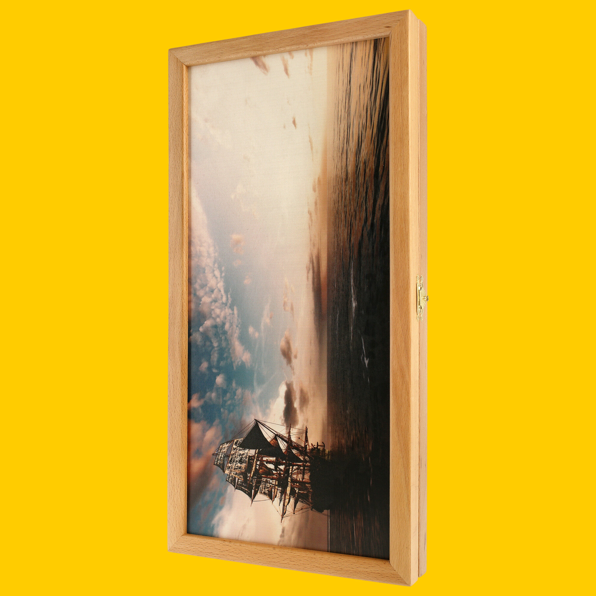 Нарды, шашки Корабль (бук)