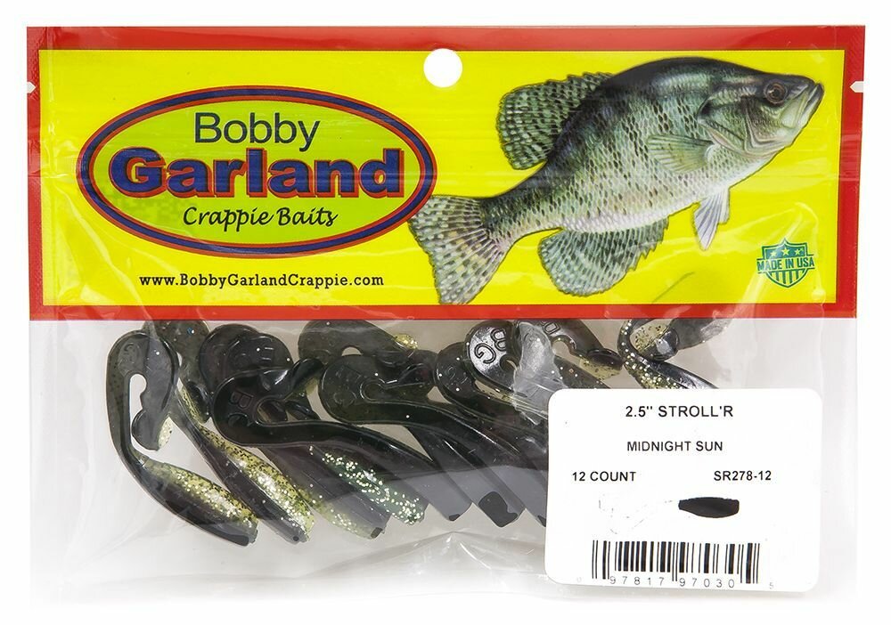 Силиконовая приманка - твистер Bobby Garland Stroll'R 2,5" , 12 шт
