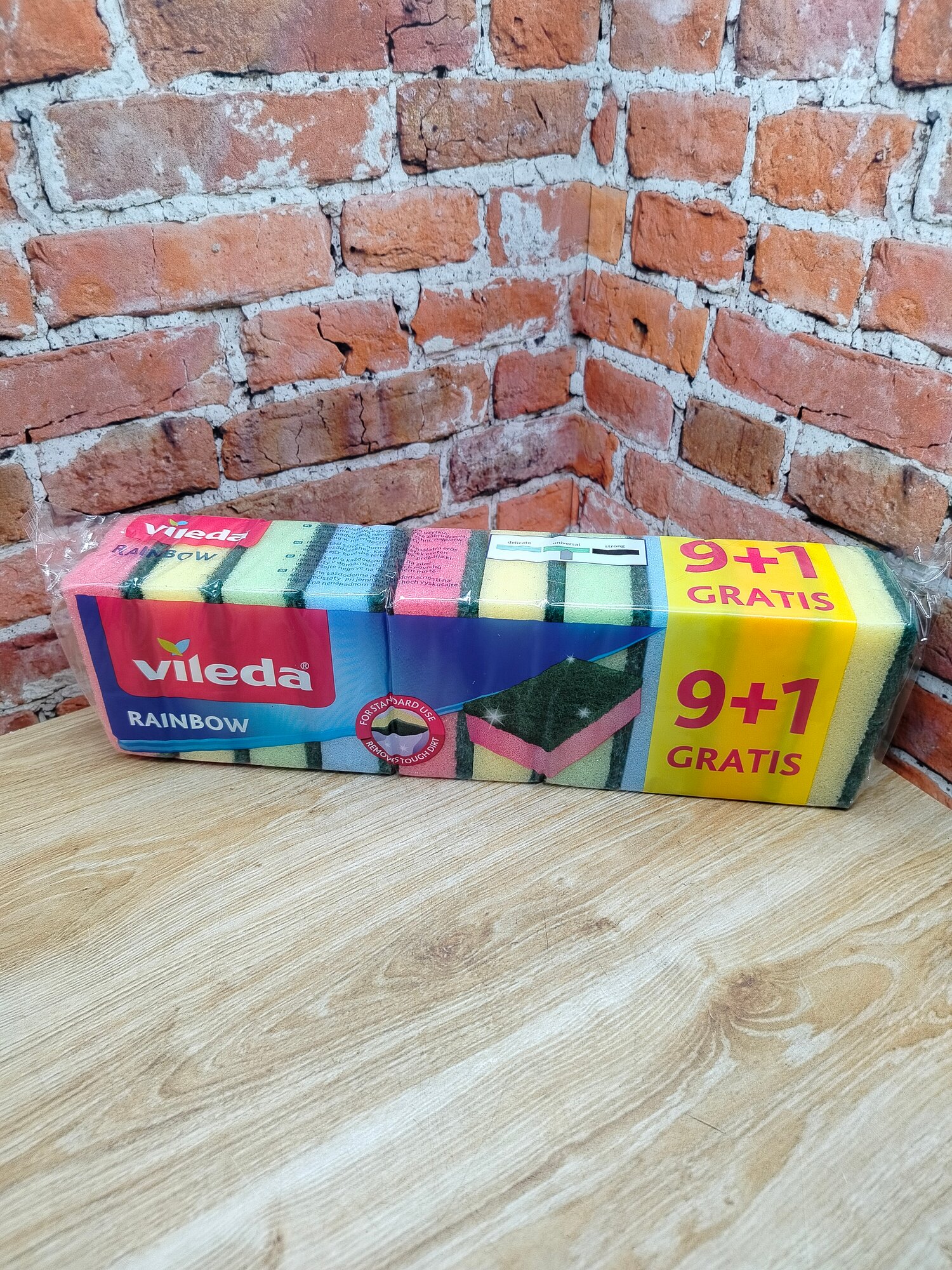 Vileda Губки для посуды Радуга 10 шт