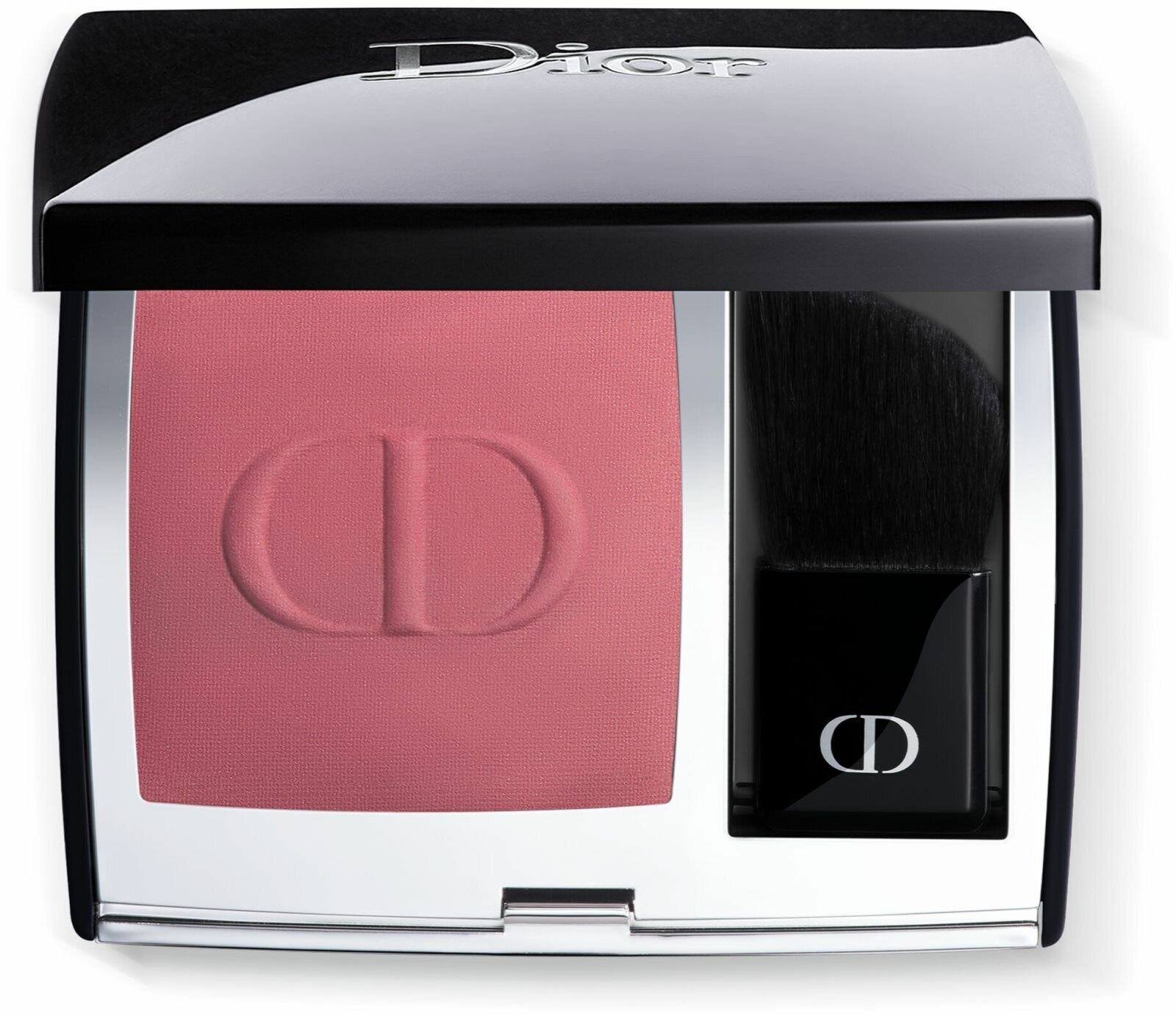 DIOR румяна в компакте, кисть и зеркало Rouge Blush shade 962 Poison (Matte) 6 g
