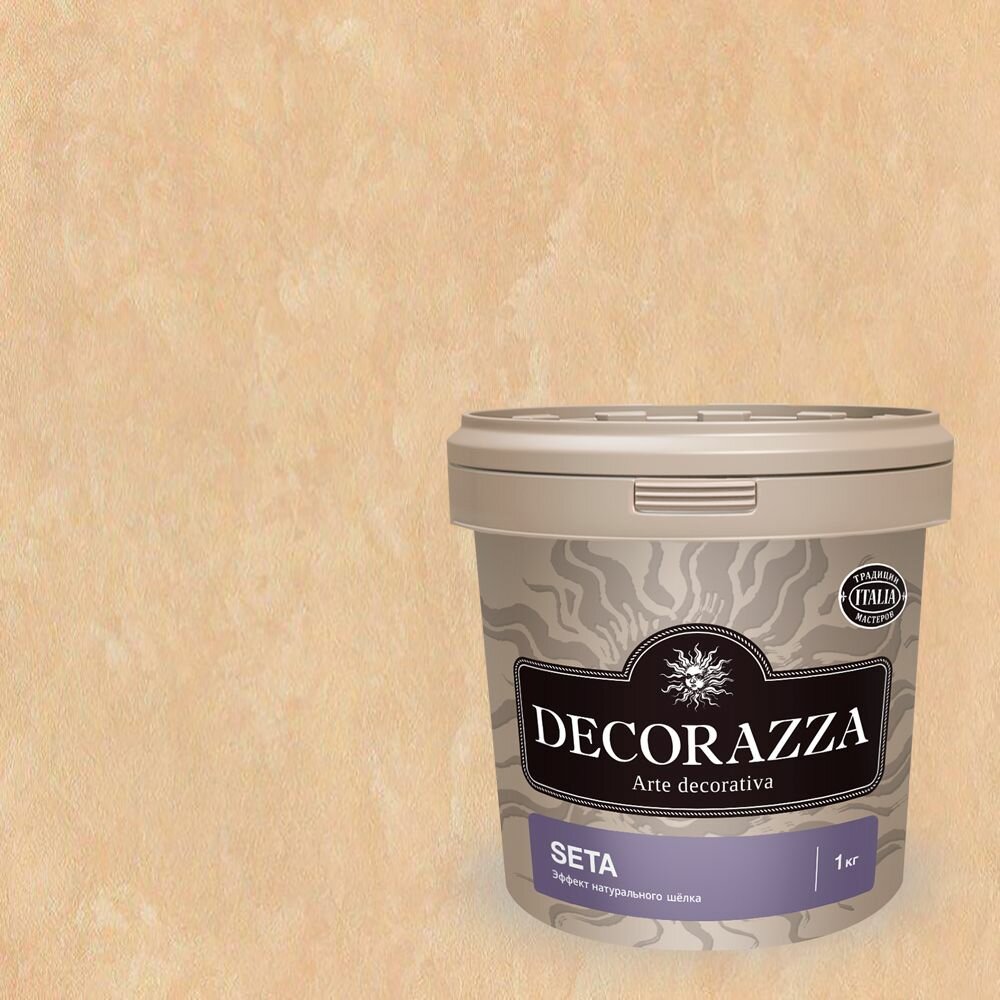 Декоративная штукатурка с эффектом натурального шелка Decorazza Seta (1кг) ST 11-68