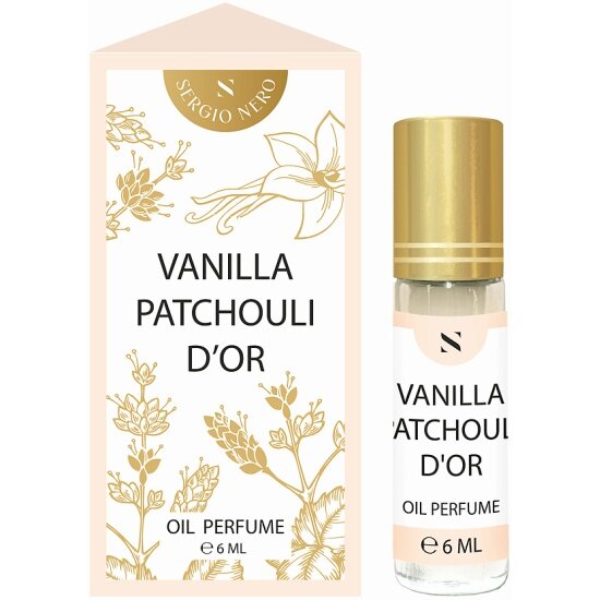 Масляные духи Sergio Nero Vanilla Patchouli D'Or, 6 мл