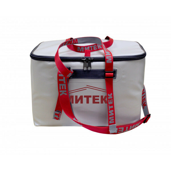 Сумка для рыбалки, туризма и отдыха Митек с крышкой, Бокс (45х23х32см) (серый), ПВХ-ткань