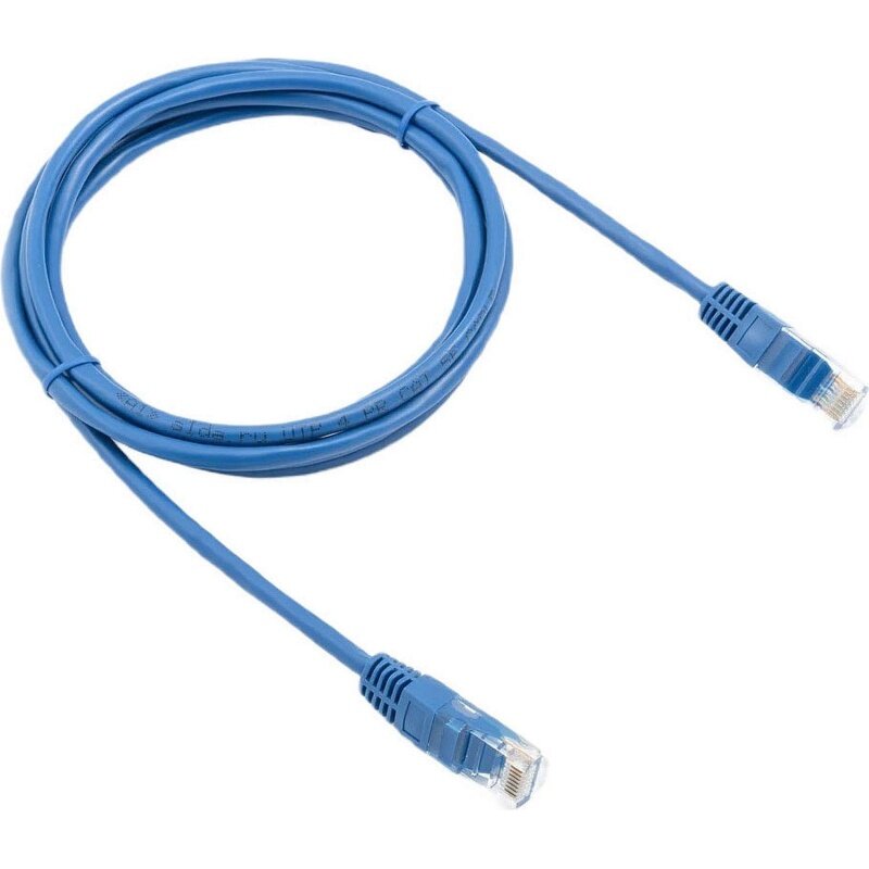 Кабель патч-корд A1 модель LCU5E-2M-BL, 2 м, CCA, синий
